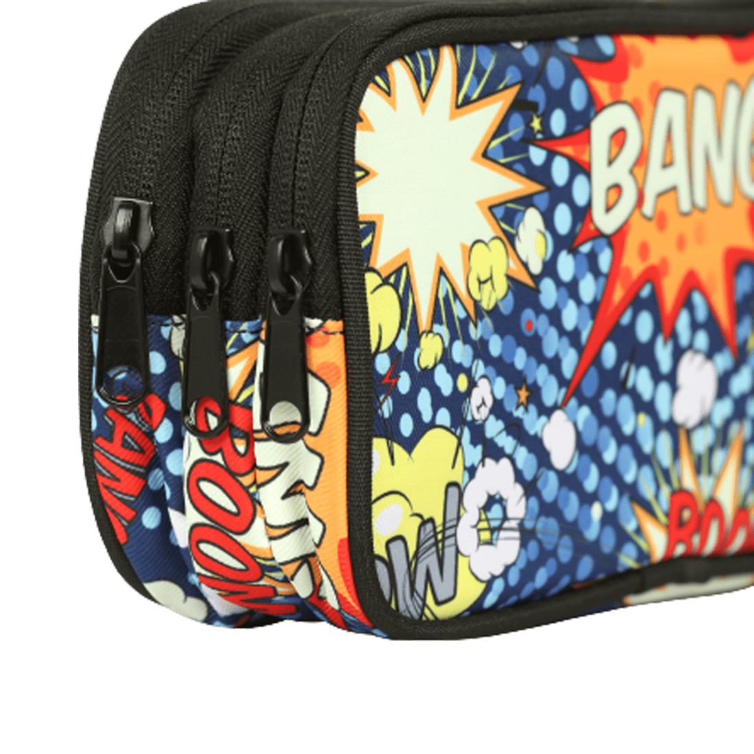 Boom Bang Printed Colorful School Backpack with free pouch – Kaypac - Kaypac