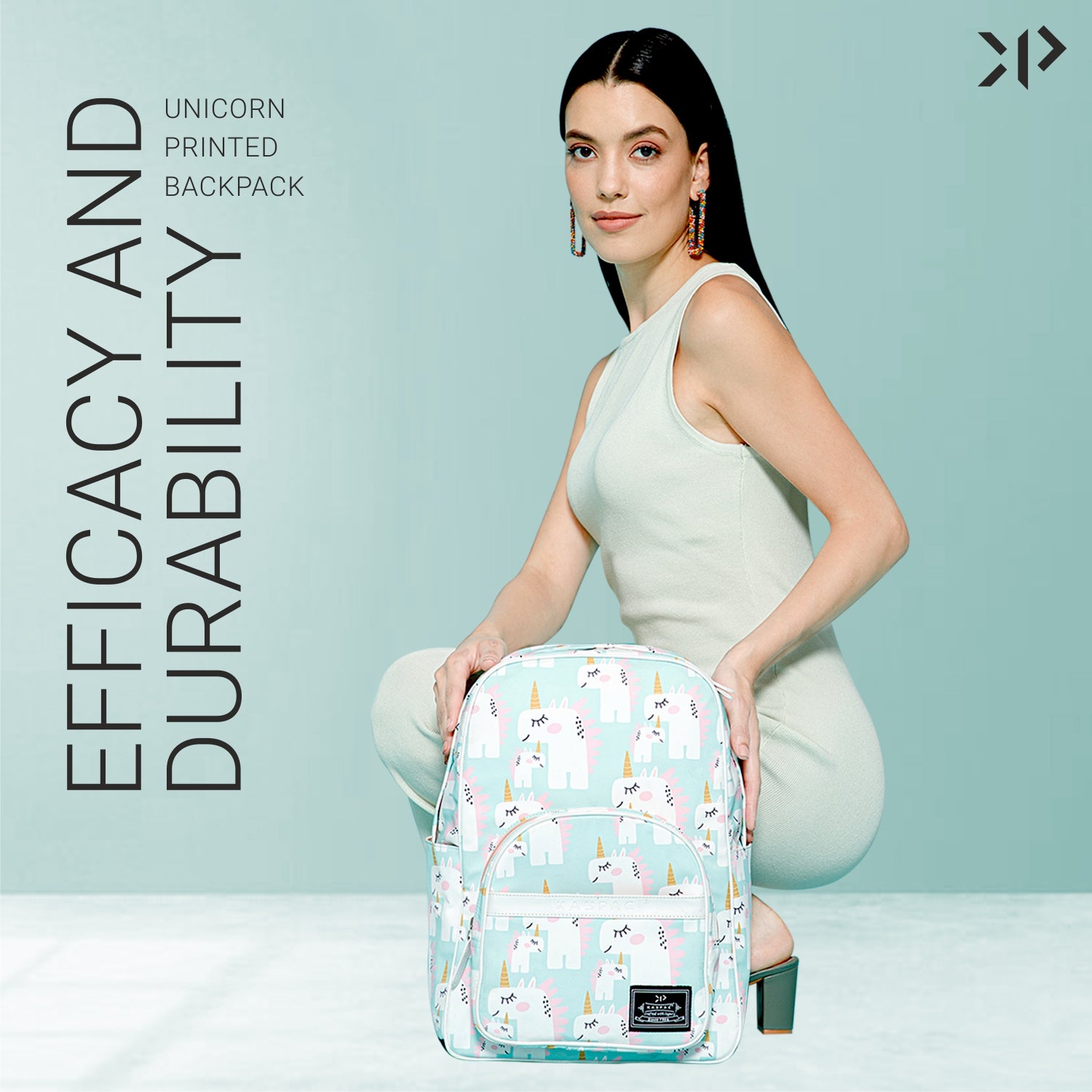 Buy Unicorn Printed Backpack for Kids with Free Pouch – Kaypac - Kaypac